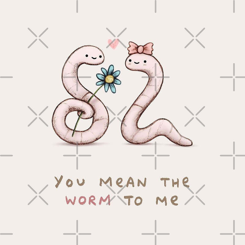 "Worm Love" by Sophie Corrigan | Redbubble