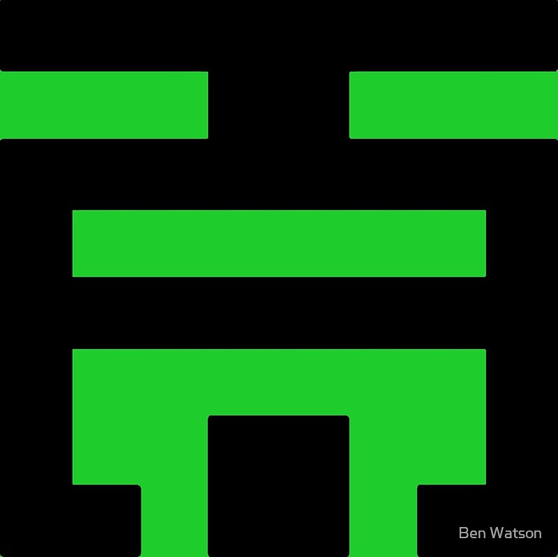 "Lewa Nuva Symbol (Black)" by Ben Watson | Redbubble