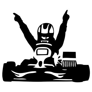 "karting" Sticker for Sale by huggymauve | Redbubble