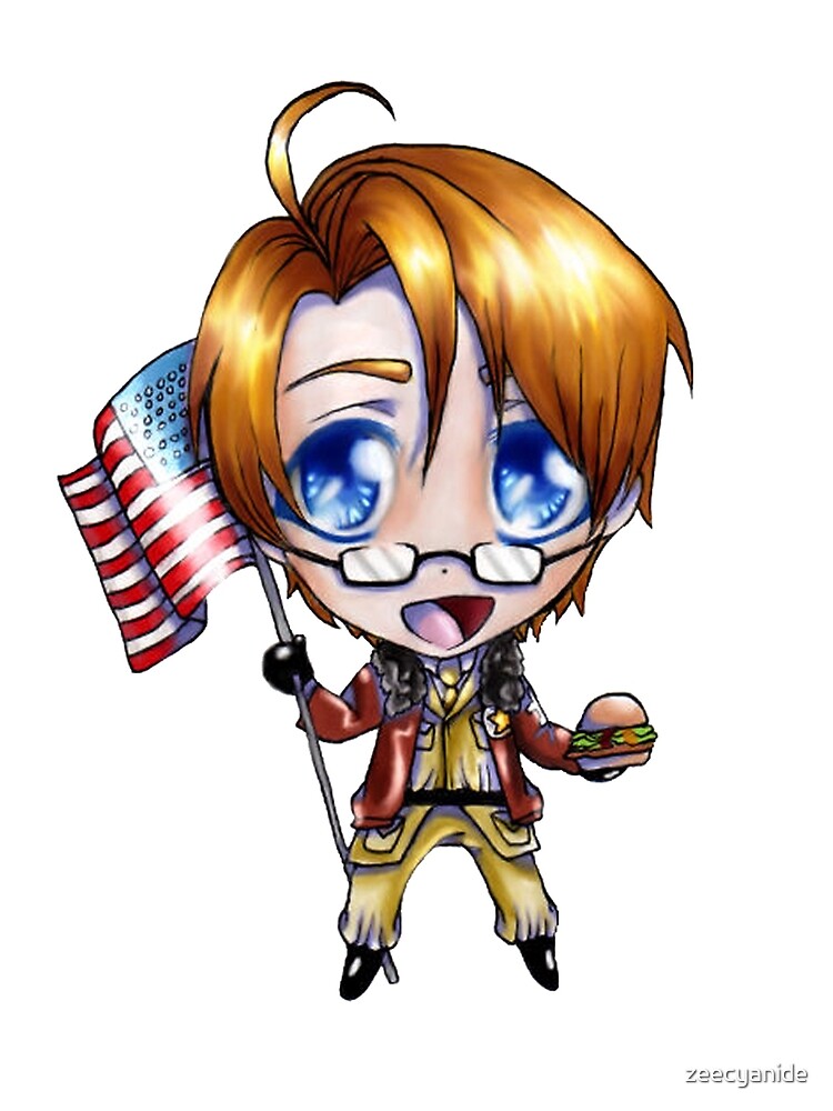 "Chibi America" by zeecyanide | Redbubble