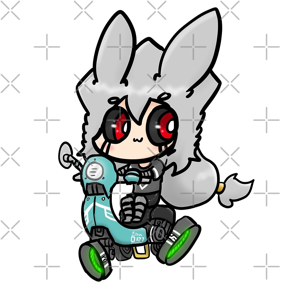 "Halo Chibi Scooter " by TheHALOWORKSHOP | Redbubble