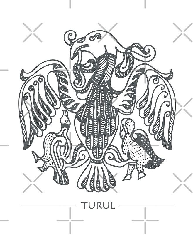 "Turul hungarian creation myth protector spirit phenix shaman mythology ...