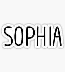 Sophia Name Stickers | Redbubble