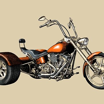 "Trike" Sticker by Sibo Miller | Redbubble