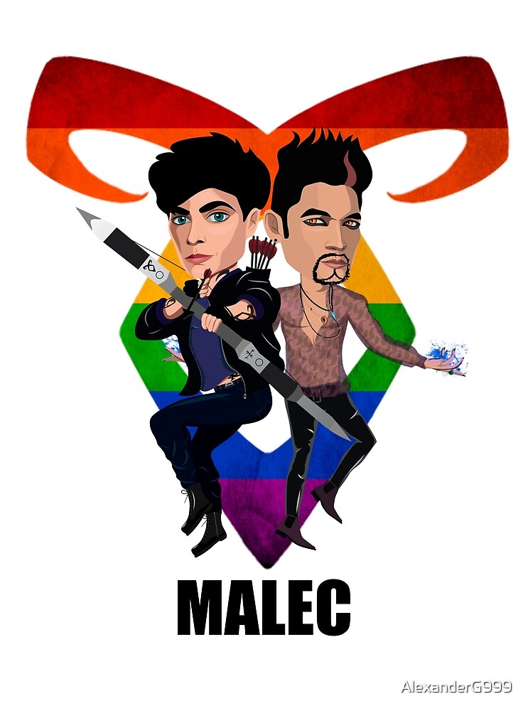 "Malec Pride Month Edition" by AlexanderG999 | Redbubble