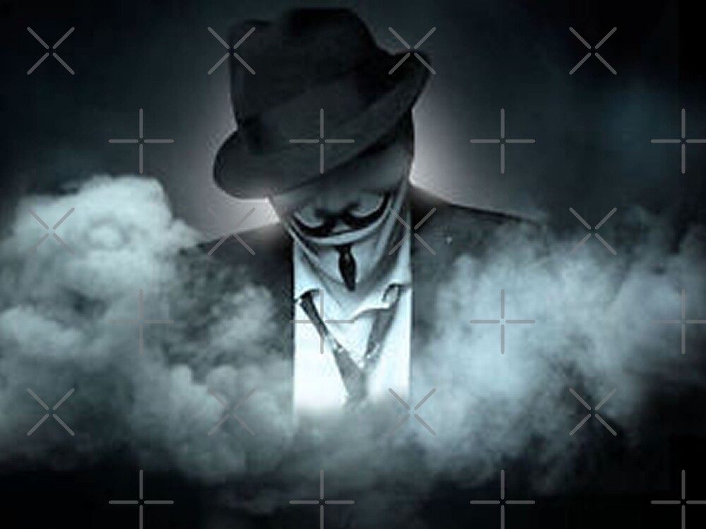 "Anonymous Mask Smoke Art" by Desire-inspire | Redbubble