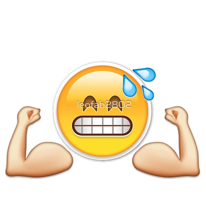 "Gym Emoji" by leofab2802 | Redbubble