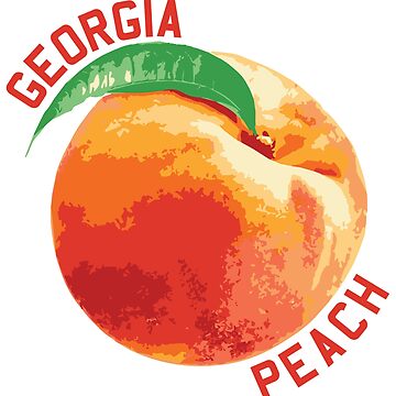 "georgia peach" Poster for Sale by cgidesign | Redbubble