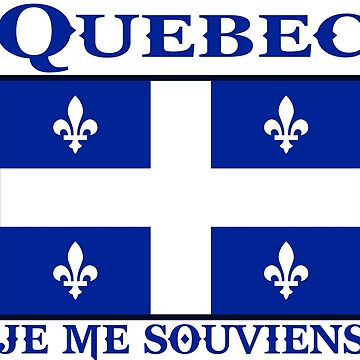 "quebec canada je me souviens montreal" Essential T-Shirt for Sale by ...