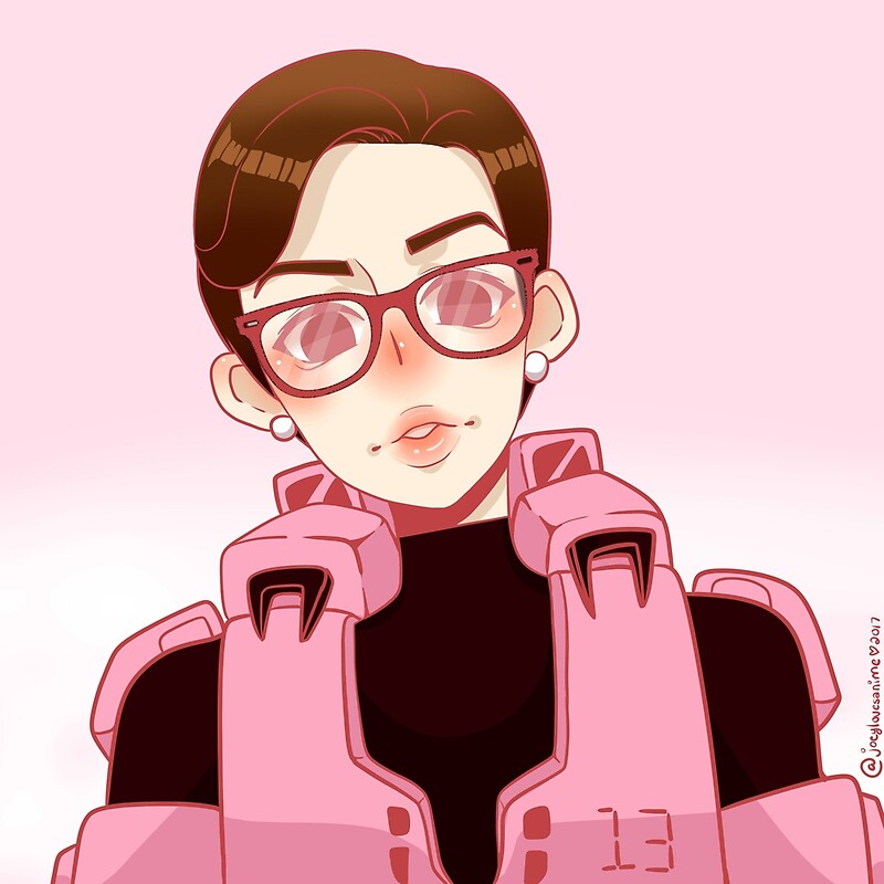 "pink spartan" by chibichief | Redbubble