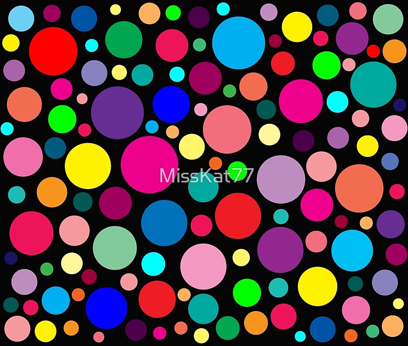 "Multi Coloured Spots" by MissKat77 | Redbubble