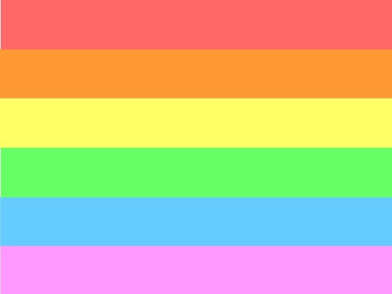 Minimalist Pastel Pride Flag By Kydzellinger Redbubble