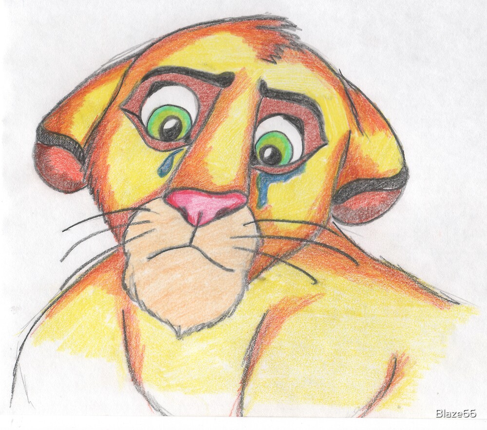 "Young Simba- Drawing Day 2009" by Blaze66 | Redbubble
