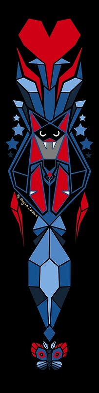 "Geometry - Bat" by kerkopes | Redbubble