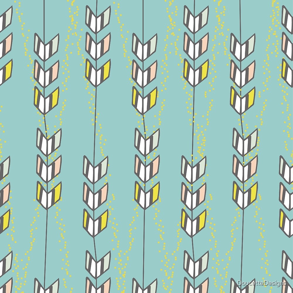 "Freshtatic Chevron Arrows Illustration Pattern" by DoucetteDesigns ...