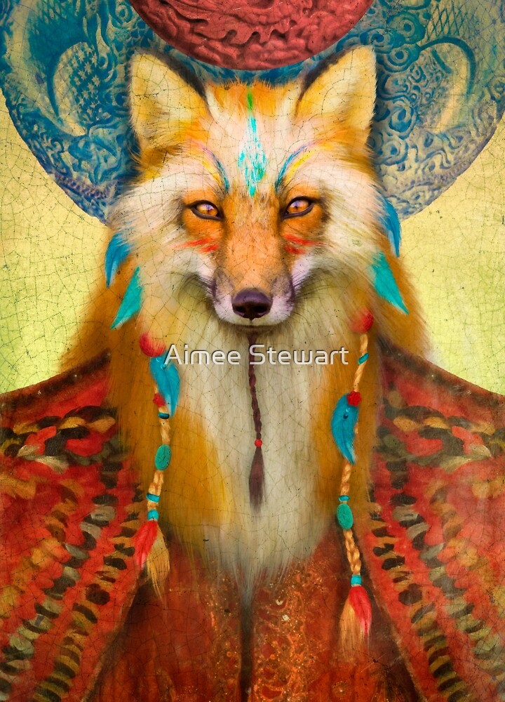 "Wise Fox" by Aimee Stewart | Redbubble