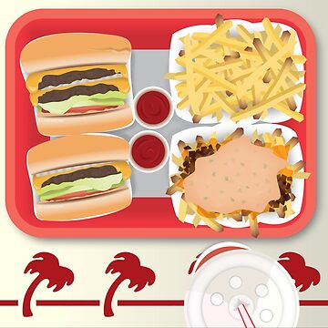 "in n out" Sticker for Sale by elyssarose | Redbubble