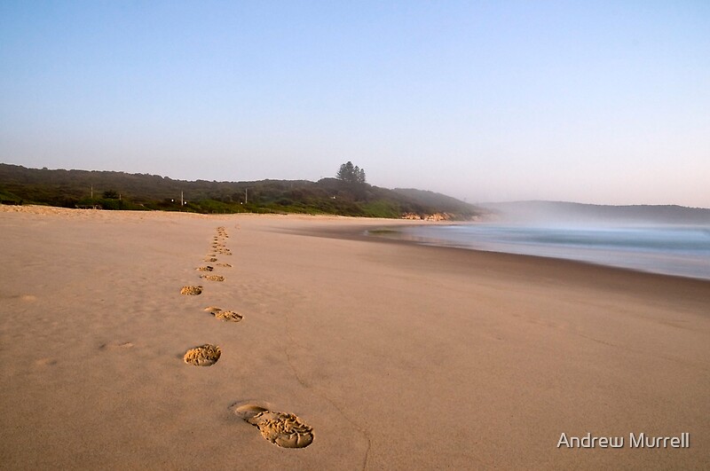 "Follow in my footsteps" by Andrew Murrell | Redbubble