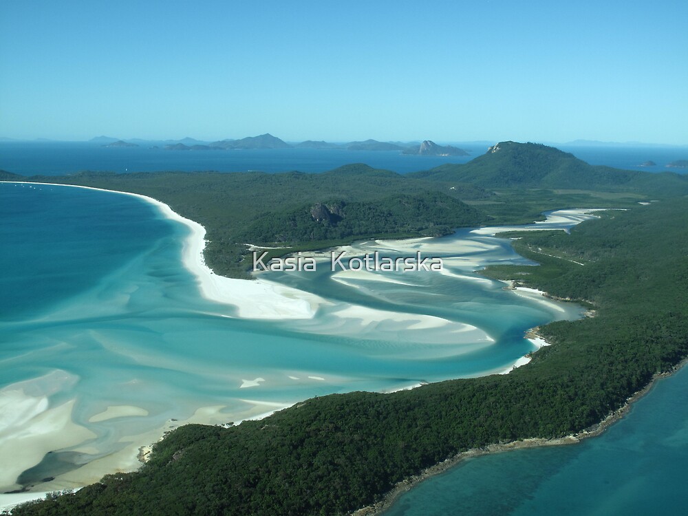 "Hill Inlet" by Kasia Kotlarska | Redbubble