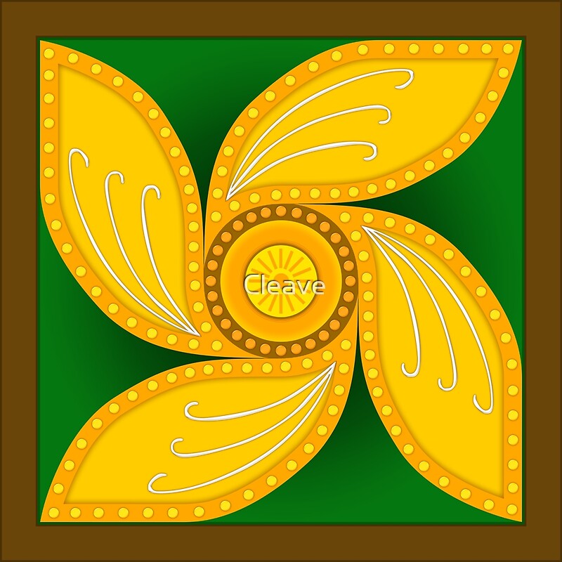 "Celtic Lotus Spiral " by Cleave | Redbubble