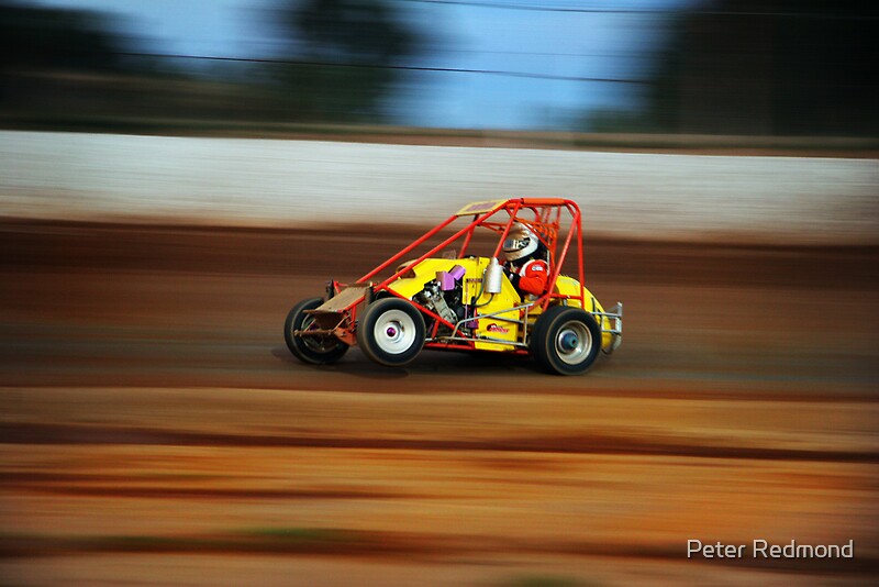 "Compact Speedcar" by Peter Redmond | Redbubble