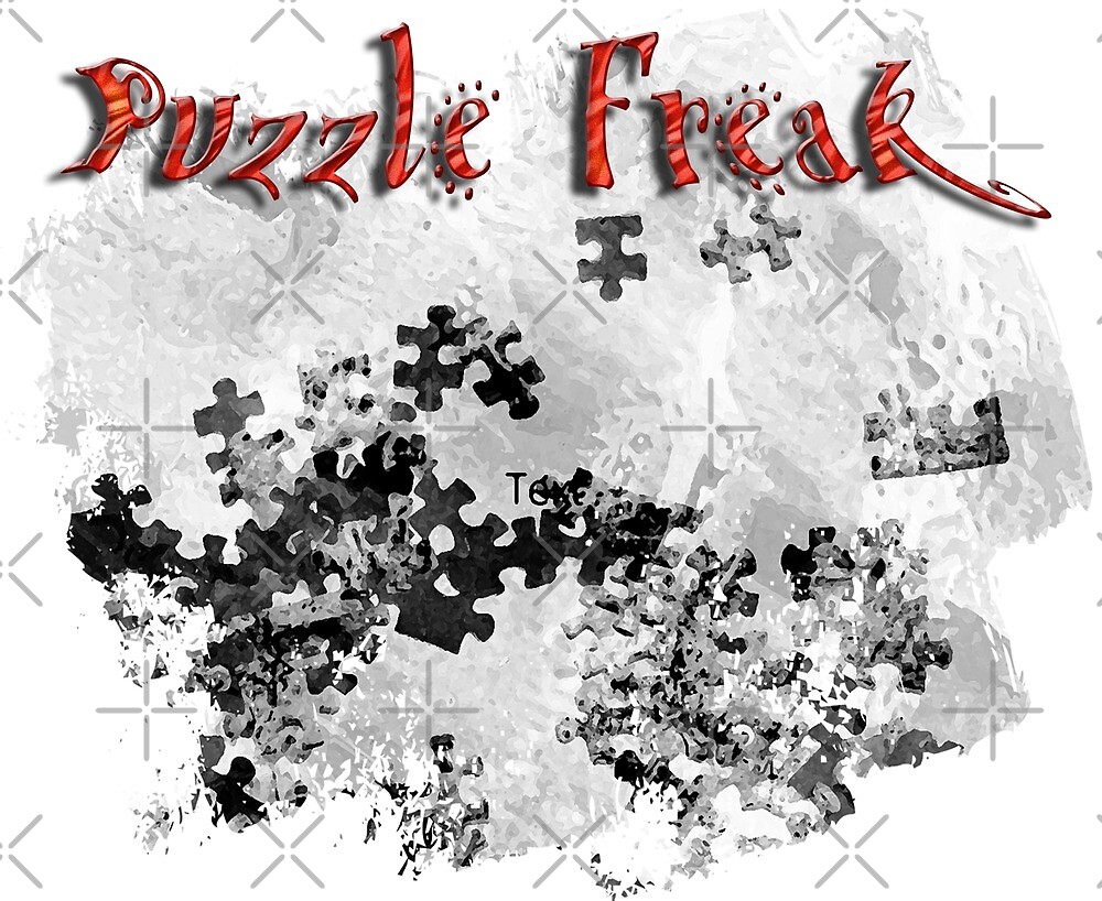 "Puzzle Freak" by CarolM | Redbubble