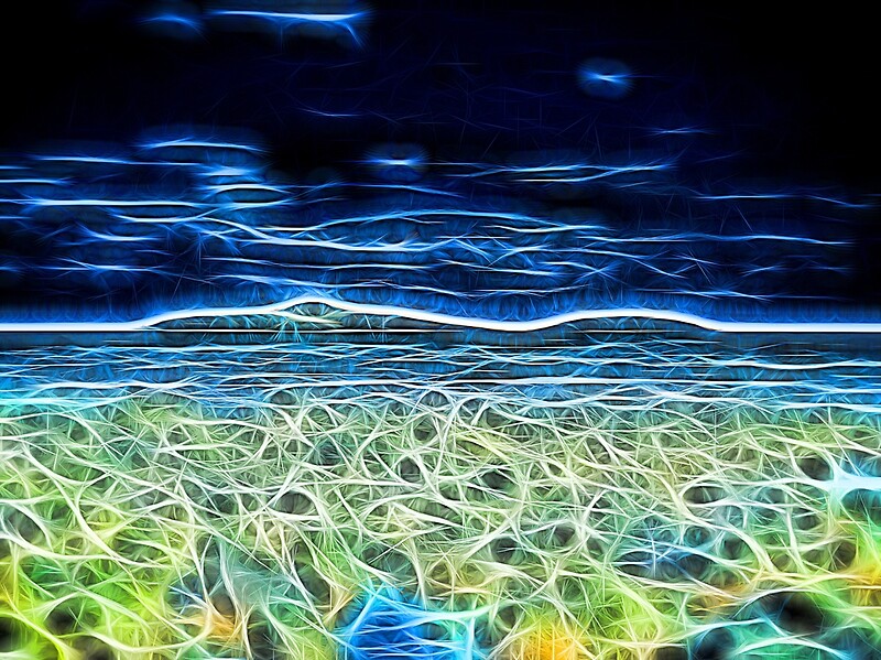 "Electric Sea" by Catchavista | Redbubble
