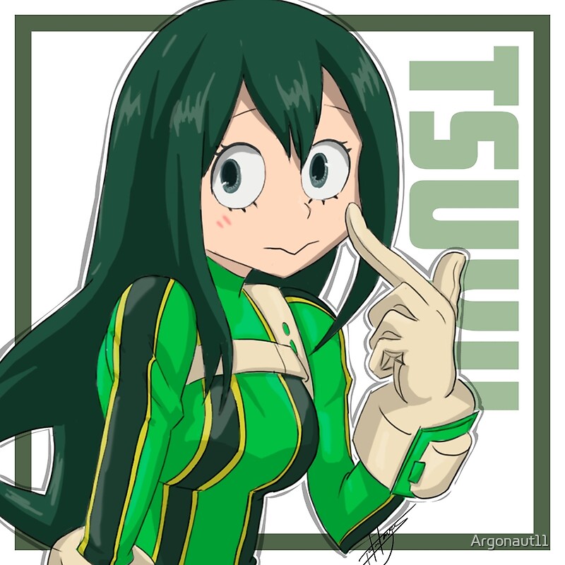 "Tsuyu Asui - Froppy " by Argonaut11 | Redbubble