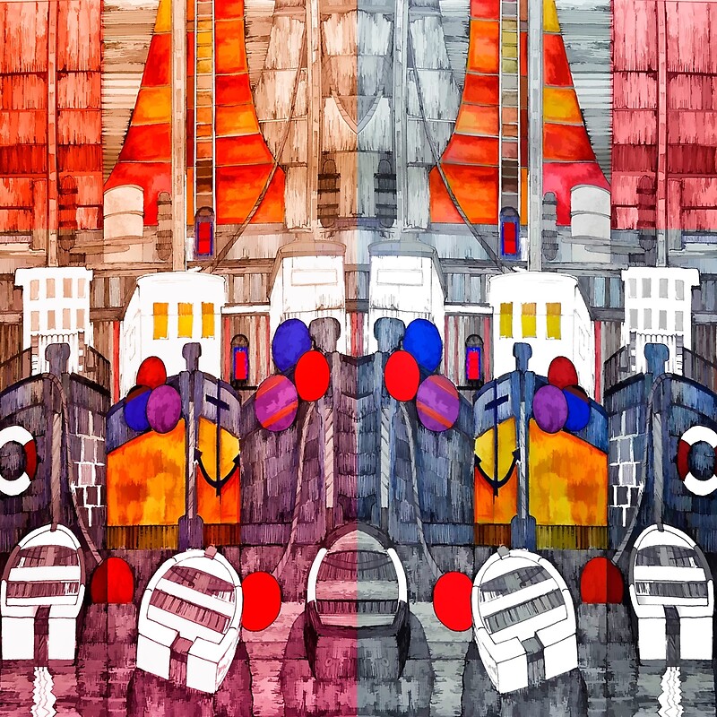 "Rainbow Fleet at Rest" by christo65 | Redbubble