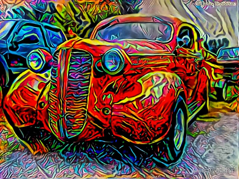 "Red Classic" by James Brotherton | Redbubble