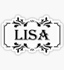 Lisa Name: Stickers | Redbubble