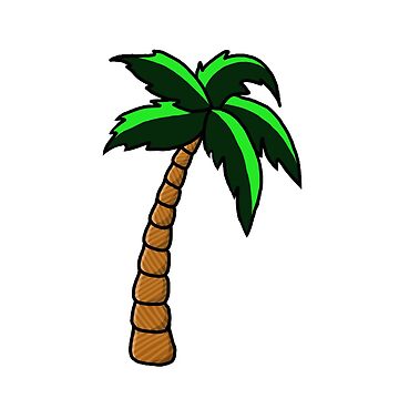 "Palm Tree Zentangle" Sticker for Sale by BohemianDesignz | Redbubble