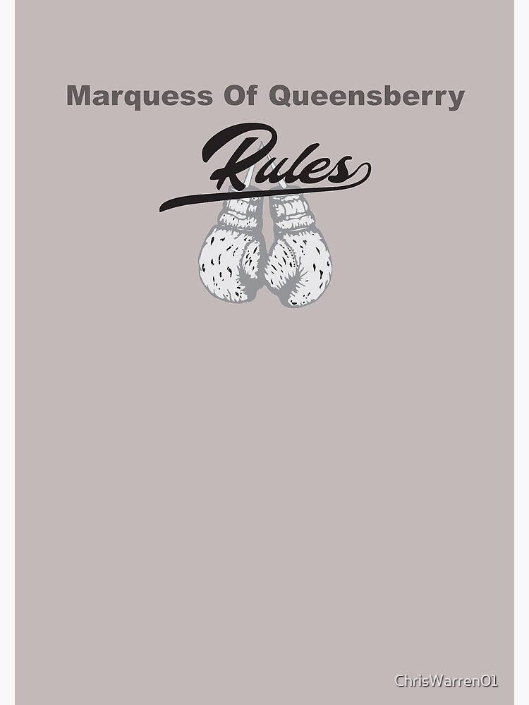 What Are The Marquess Of Queensberry Rules at Theresa Chapa blog