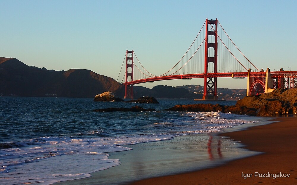 "Golden Gate Bridge." by Igor Pozdnyakov | Redbubble