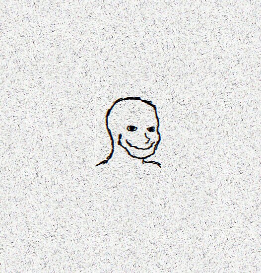 "Evil wojak- white" Posters by Milk Drinker | Redbubble