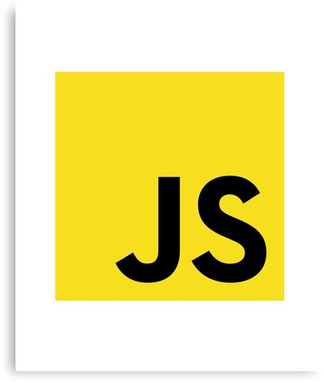 "JavaScript Official Logo (Yellow)" Canvas Prints by hellkni9ht | Redbubble