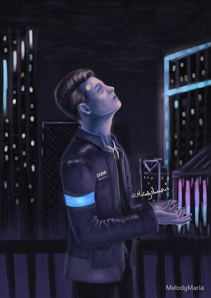 "Connor the Deviant - Detroit: Become Human" by MelodyMaria | Redbubble