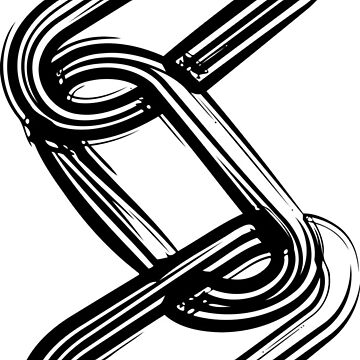 "Chain Links" Sticker for Sale by Reethes | Redbubble