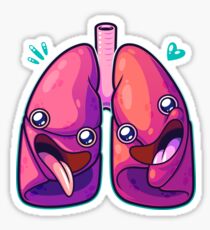 Pegatinas: Pulmones Felices | Redbubble