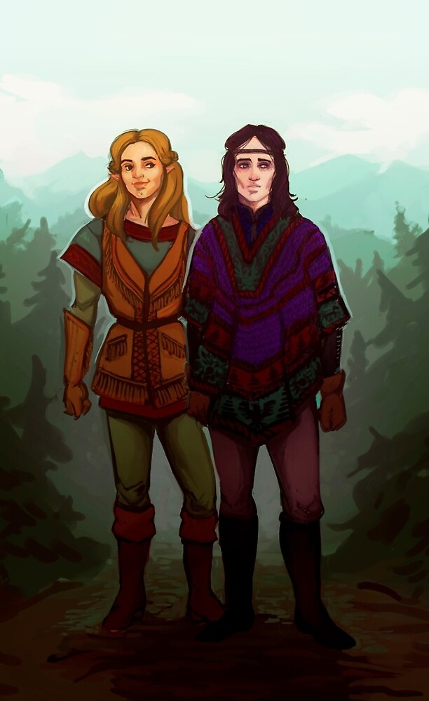 "Turin and Beleg" by nisiedraws | Redbubble