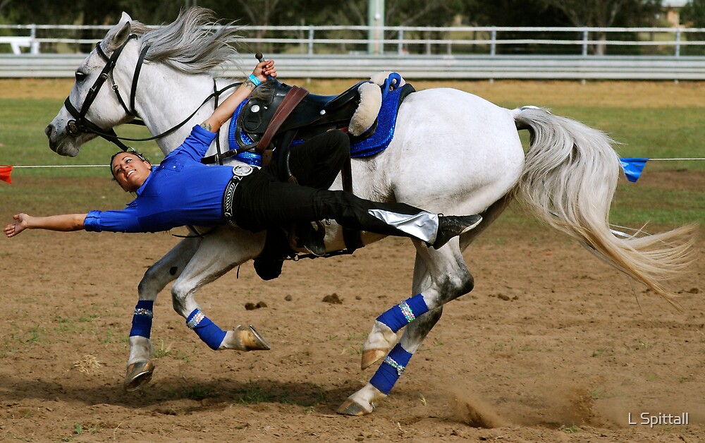"Trick Riding" by L Spittall | Redbubble