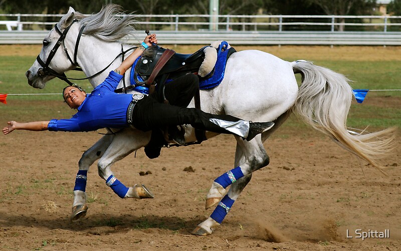 "Trick Riding" by L Spittall | Redbubble