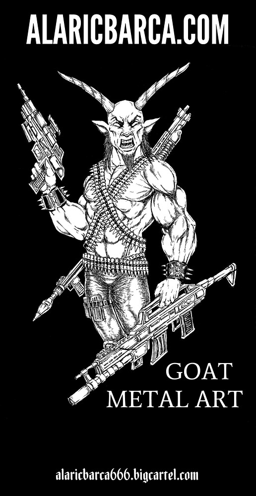 "Goat Metal Art" by Alaric Barca | Redbubble