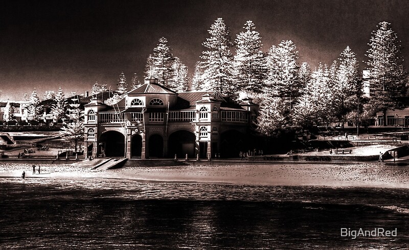 "Indiana Tea House sepia, Cottesloe Beach, Perth WA" by BigAndRed ...