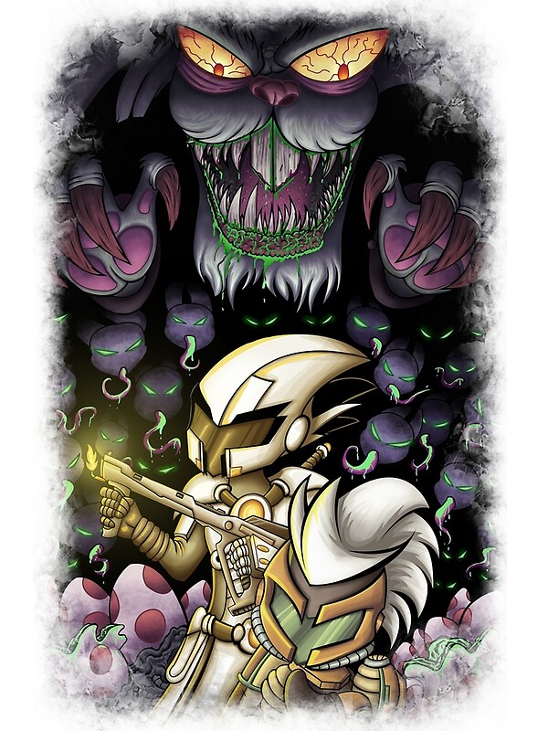 "Gizmo and Bunny Alien Bunnies" by Steven "Gizmo" Lisefski | Redbubble