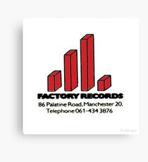 Factory Records: Canvas Prints | Redbubble
