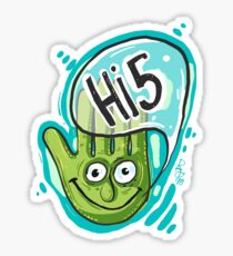 Hi5 Stickers | Redbubble