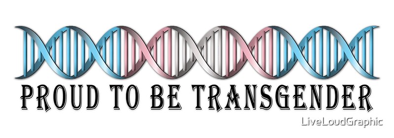 "Transgender Pride DNA" by LiveLoudGraphic | Redbubble