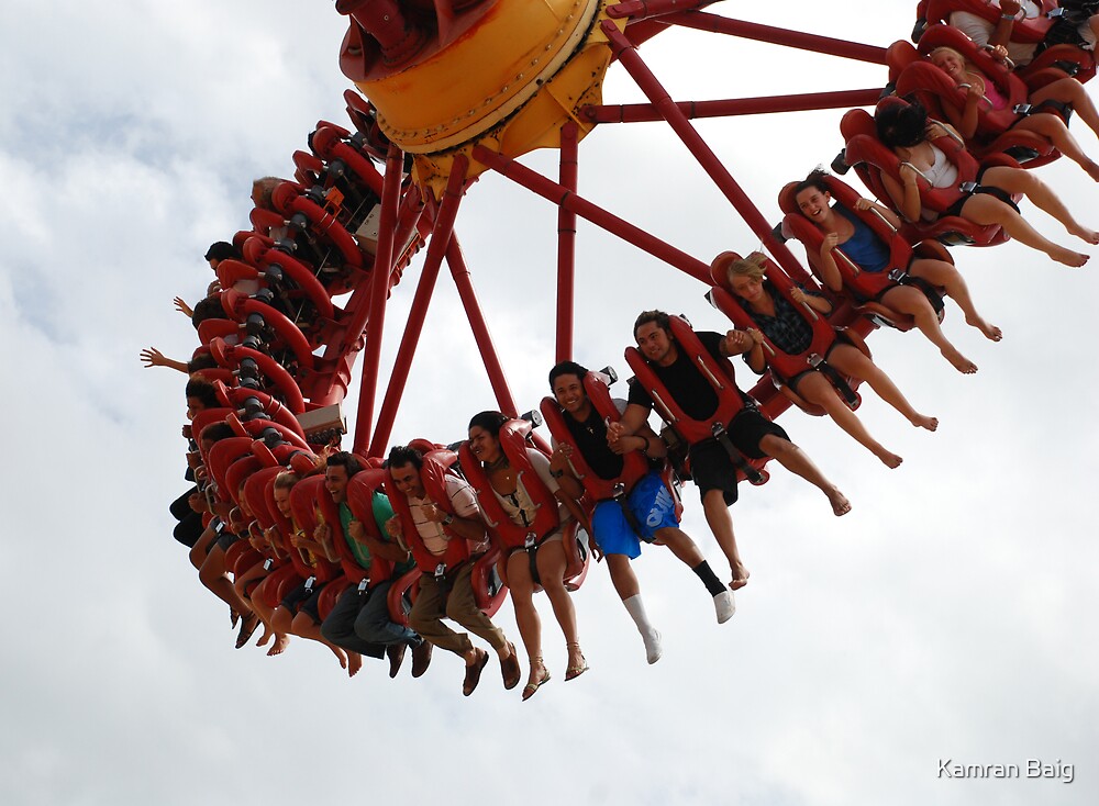 "CLAW Ride, Dreamworld Queensland, Australia" by Kamran Baig | Redbubble