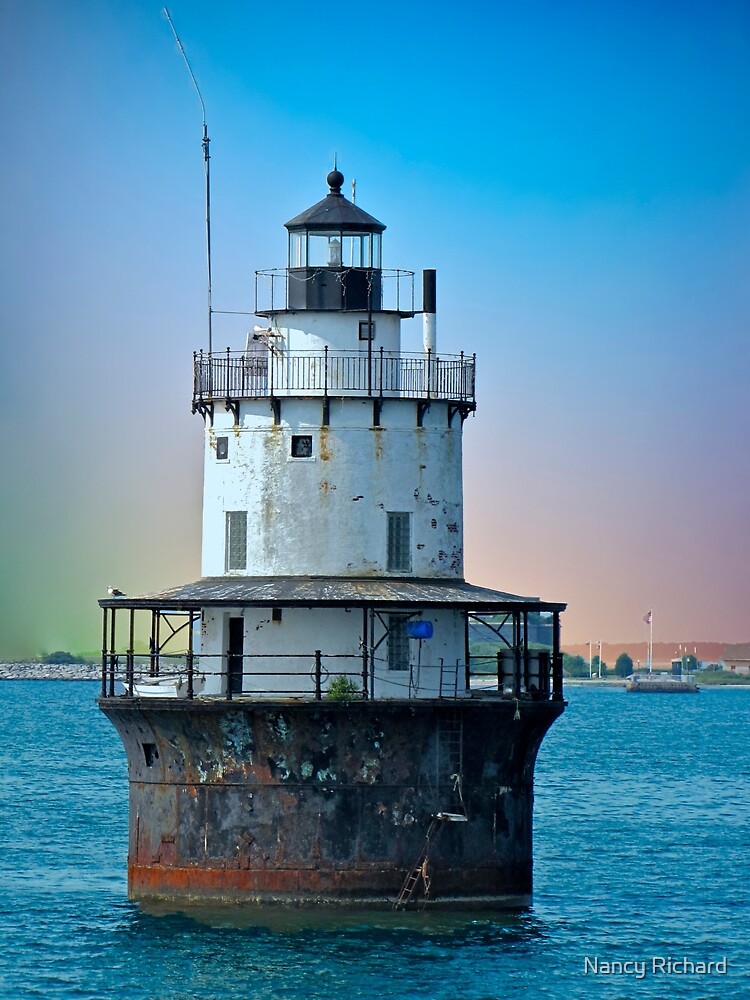 "Butler's Flat Lighthouse" by Nancy Richard | Redbubble